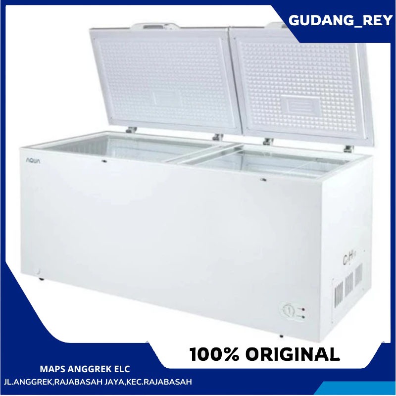 Jual Freezer Box AQUA Chest Freezer 600L AQF-600GC Garansi Resmi ...