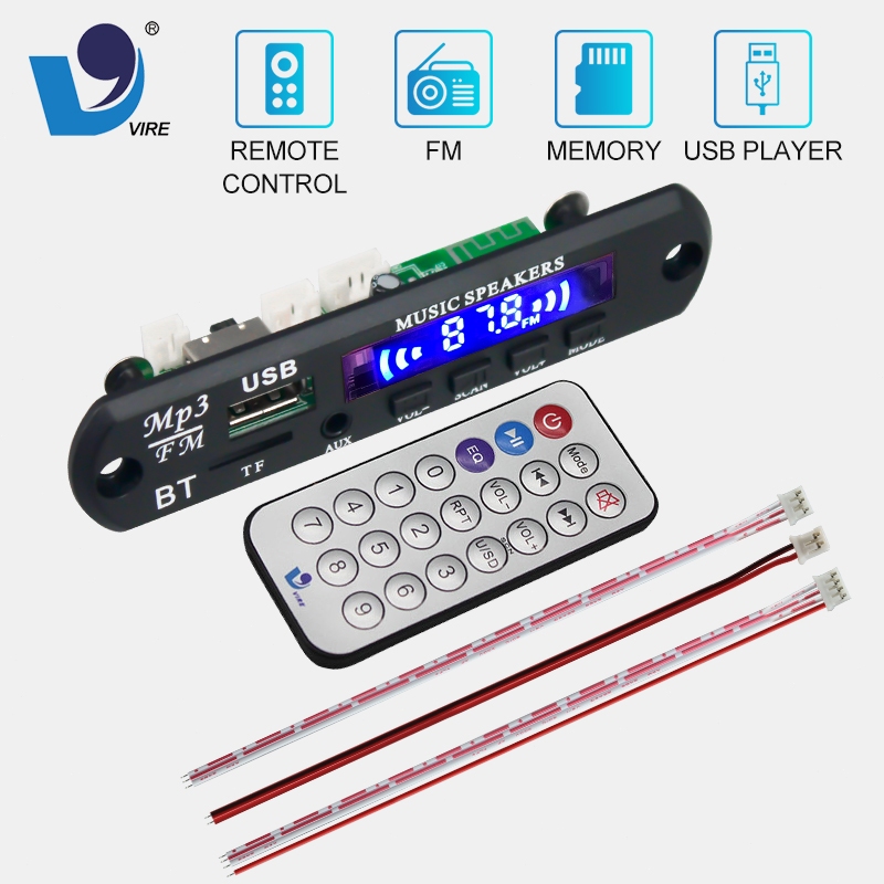 Jual VIRE Modul Bluetooth kit mp3 Usb AUX FM RADIO 12V original SEDA ...