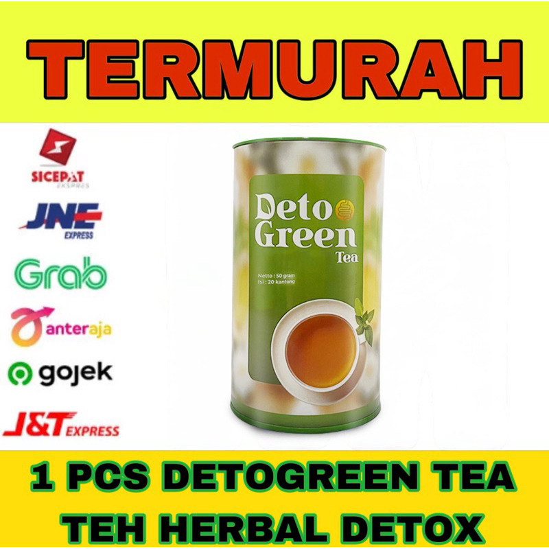 Jual DETOGREEN TEH HERBAL DETOX SISTEM PENCERNAAN 50 GRAM DETO GREEN ...