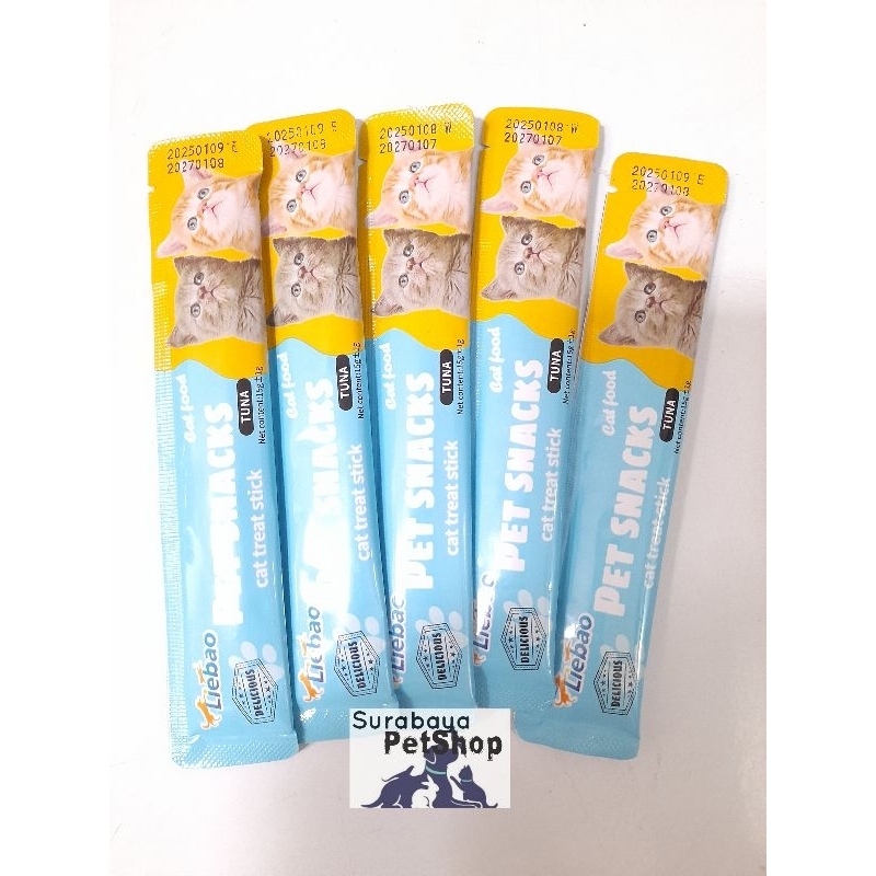 Jual Snack Liebao exp 2026 / Snack Kucing Creamy Treats | Shopee Indonesia