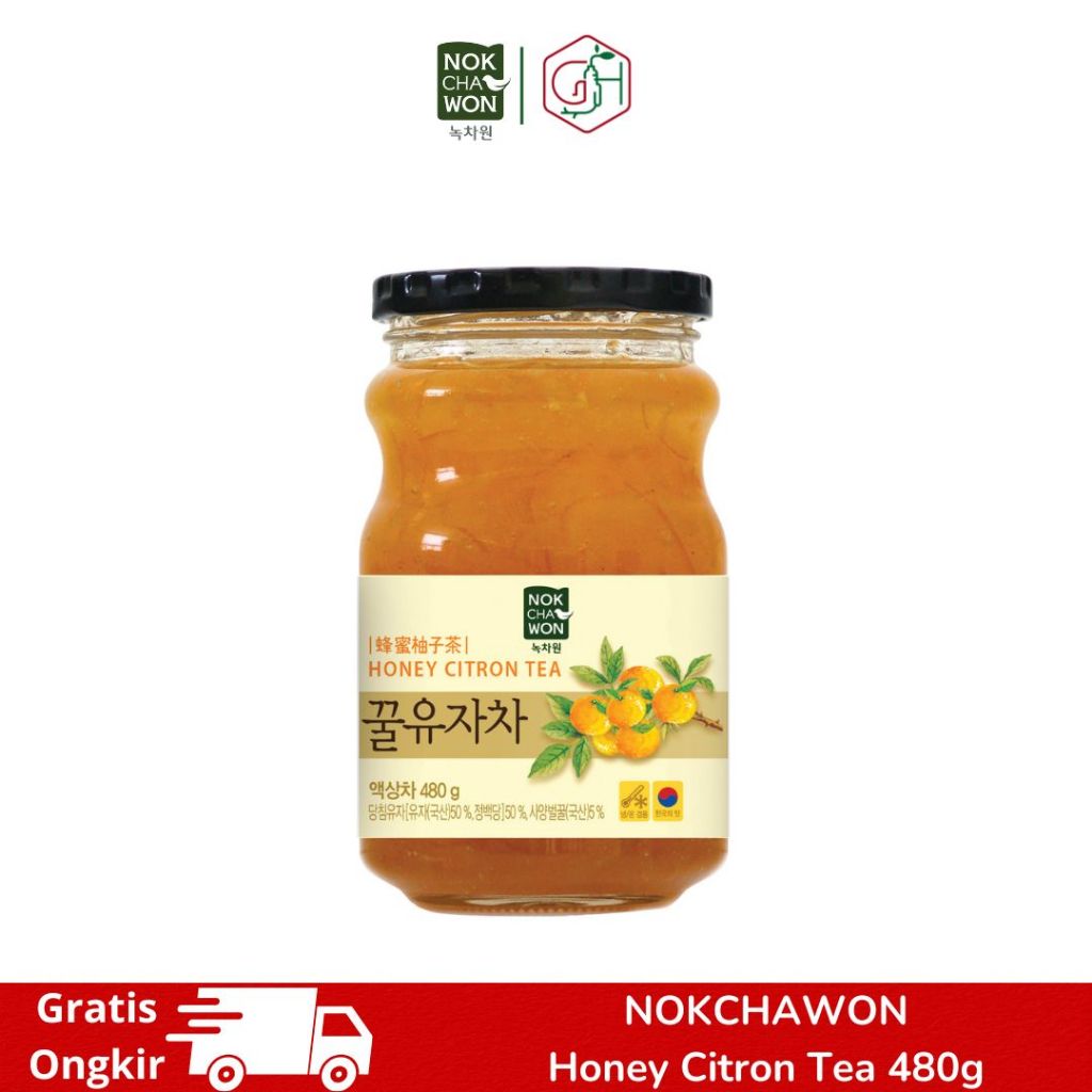 Jual NOKCHAWON - Honey Citron Tea 480gr | Shopee Indonesia