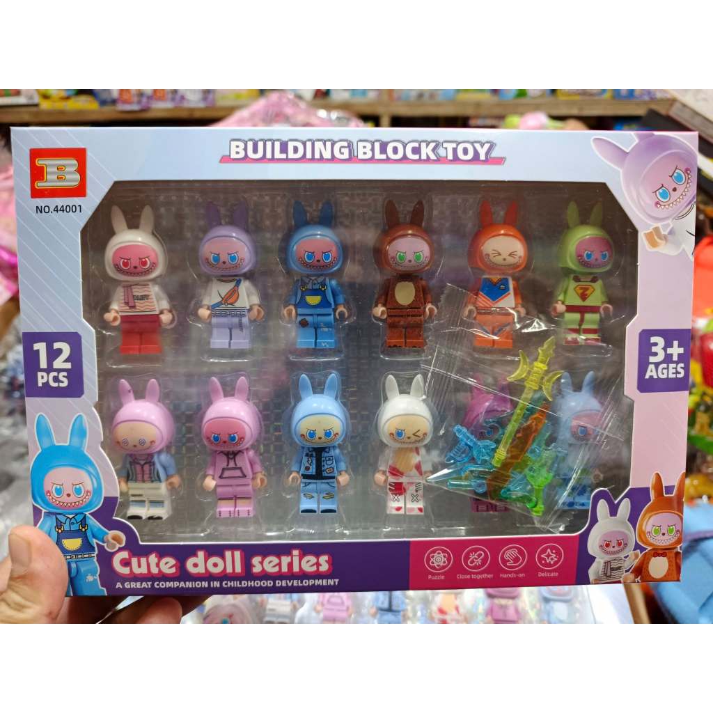 Jual MAINAN ANAK ACTION FIGURE MINIFIGURE BONEKA LABUBU BRICKS MINI ...