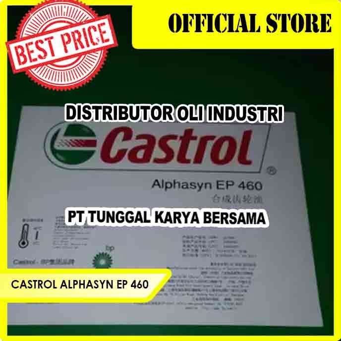 Jual CASTROL ALPHASYN EP 460 ( Synthetic Gear Oil - 20 Liter ) | Shopee ...