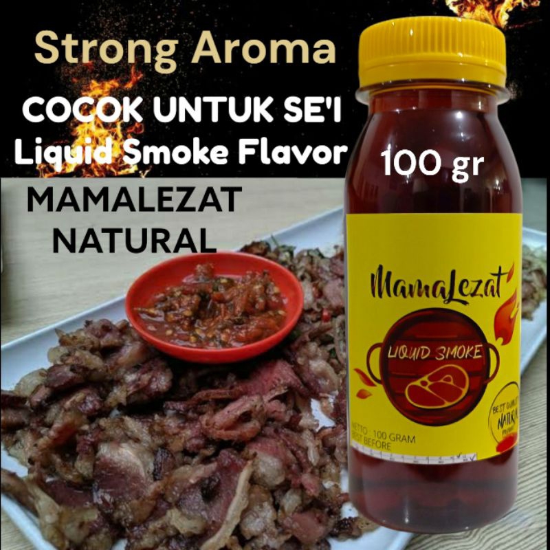 Jual MamaLezat Seasoning Smoke Flavor Asap Cair 100 gram Perasa Asap ...