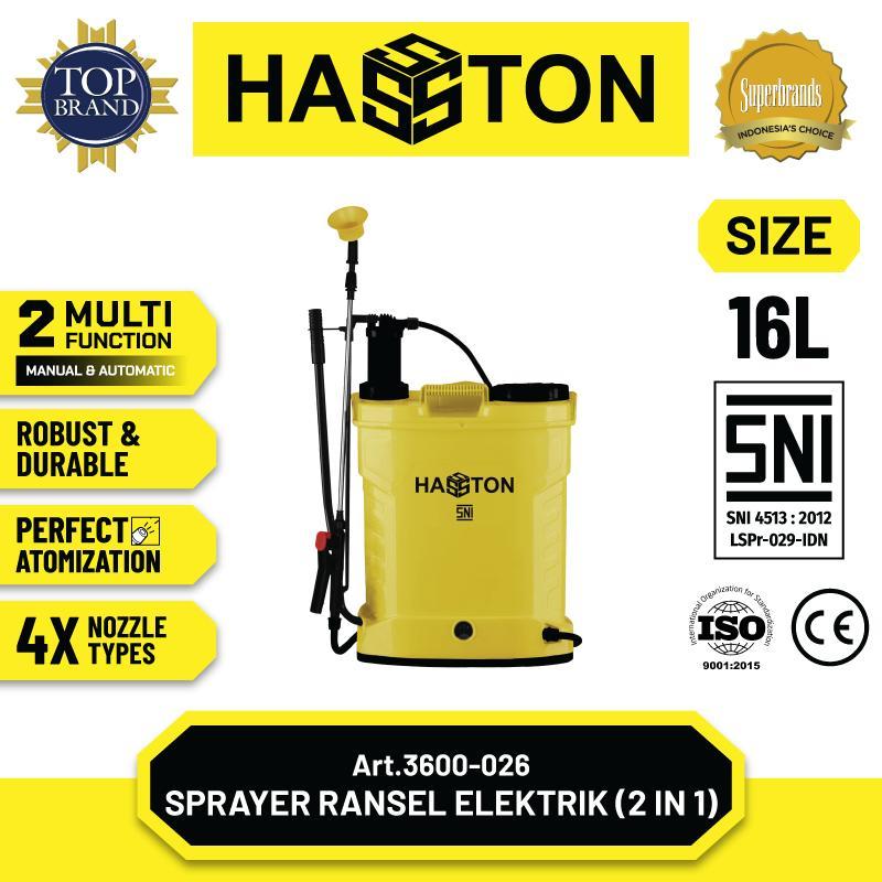 Jual HASSTON - Sprayer Ransel Manual / Electrik / Knapsack Spayer 16 ...