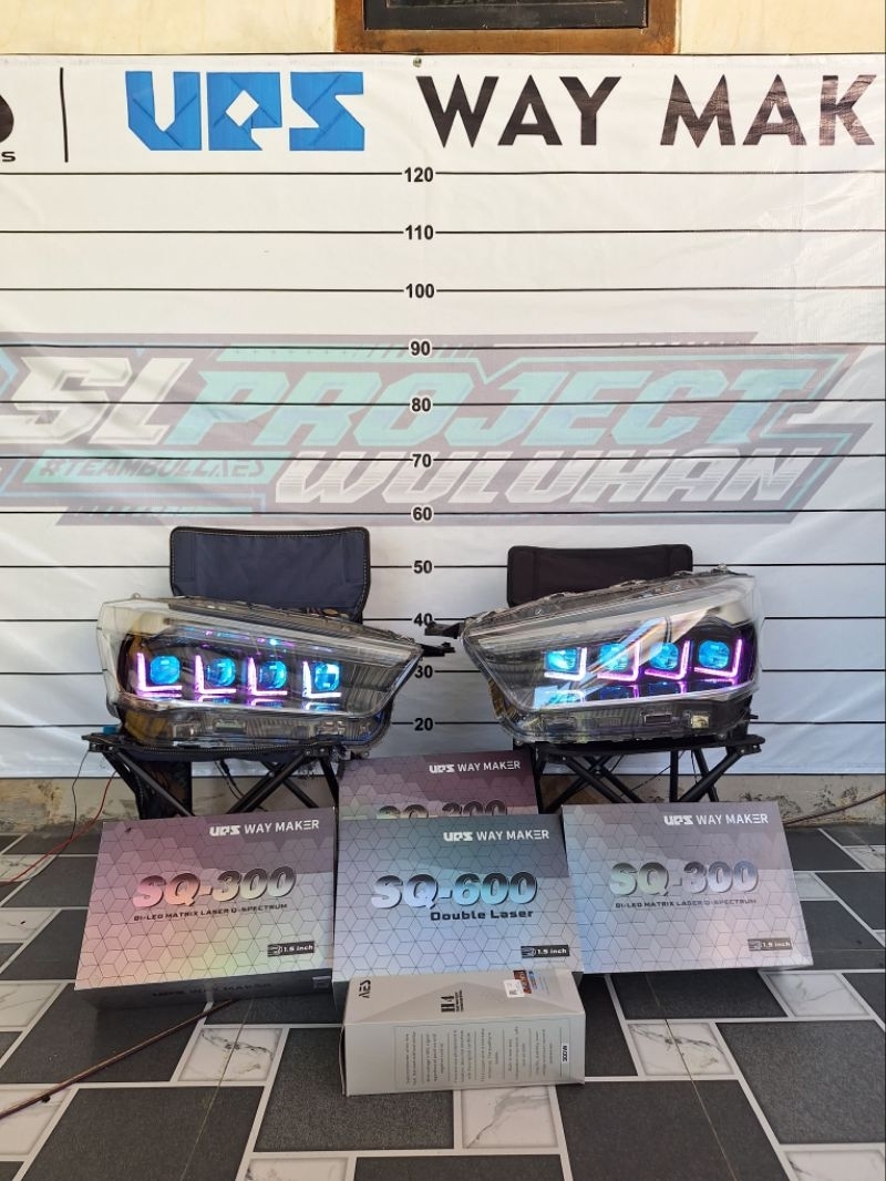 Jual Headlamp Toyota Raize Custom 4set Biled Matrix | Shopee Indonesia