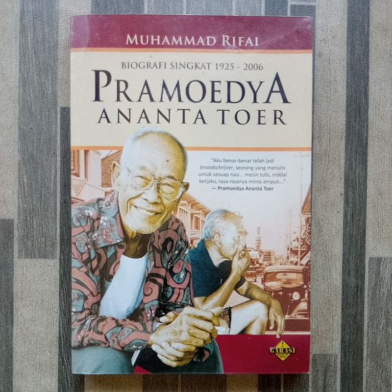 Jual (Preloved) Buku Biografi Singkat 1925-2006 Pramoedya Ananta Toer | Muhammad Rifai | Shopee ...