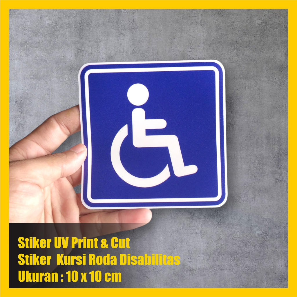 Jual Stiker Tanda Disabilitas Kursi Roda – Vinyl Tahan Air untuk Mobil ...
