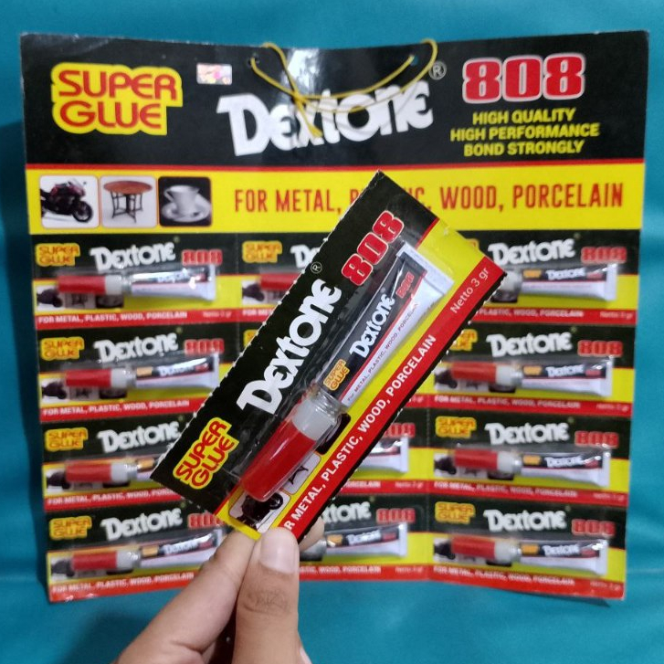 Jual Lem Super Dextone 808 3G 3Gr 3Gram Satuan | Shopee Indonesia