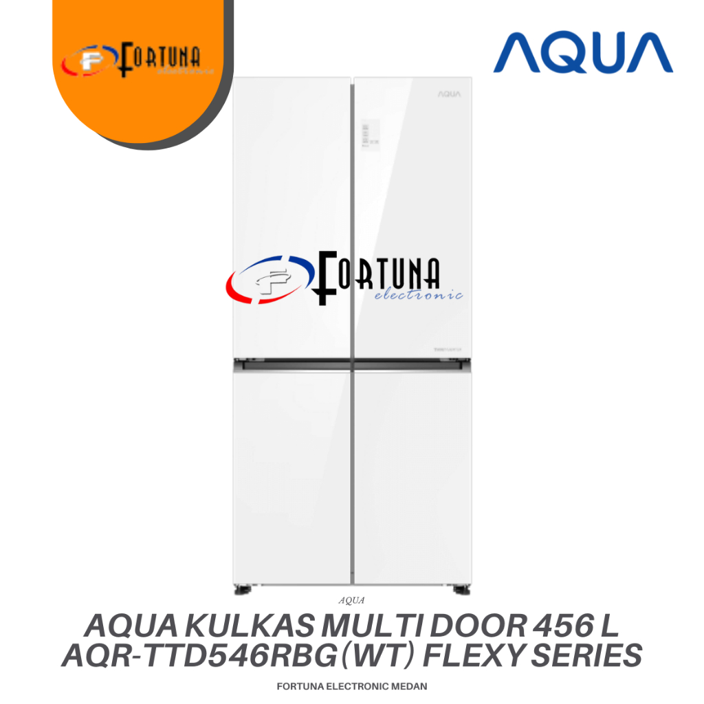 Jual KULKAS AQUA MULTIDOOR REFRIGERATOR AQR-TTD546RBG(WT) FLEXY SERIES ...