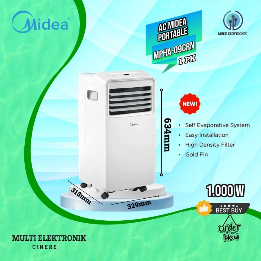 Jual AC PORTABLE 1 PK MIDEA MPHA 09 CRN7/MPHA-09CRN7 | Shopee Indonesia
