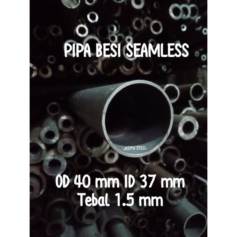 Jual pipa besi seamless OD 40mm ID 37mm tebal 1.5mm | Shopee Indonesia