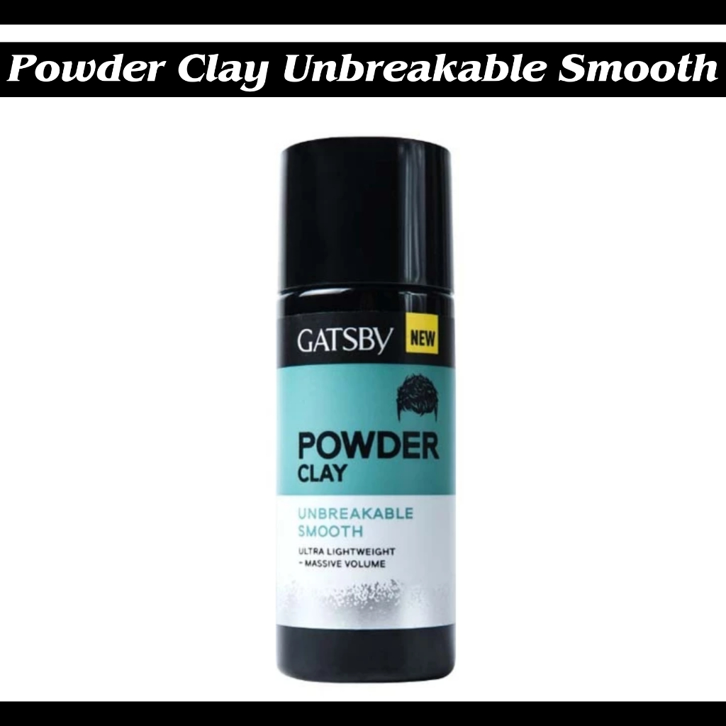 Jual Gatsby Powder Clay Unbreakable Smooth 20g | Shopee Indonesia