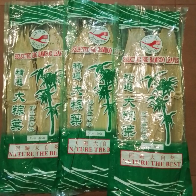 Jual Daun Bambu Kering Bakcang/Kicang Daun Import 300gr 11cm | Shopee ...