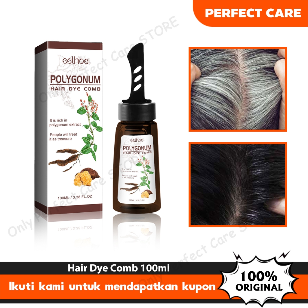 Jual EELHOE【Buy 2 Free 1】Polygonum Hair Dye Comb 100ml Pewarna Rambut Uban HerbalPlant Extract ...