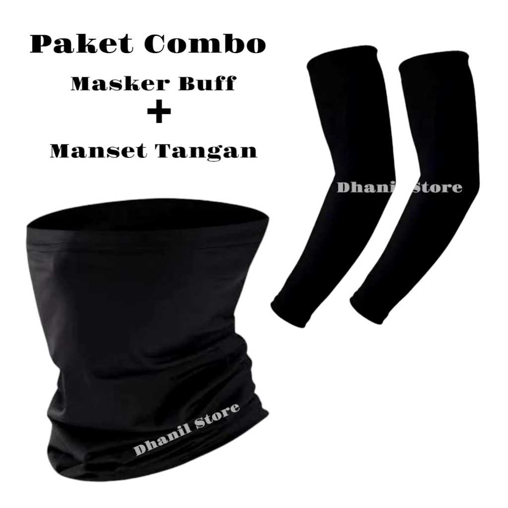 Jual Manset Tangan Panjang Tebal Combo Baff Masker Pria | Shopee Indonesia