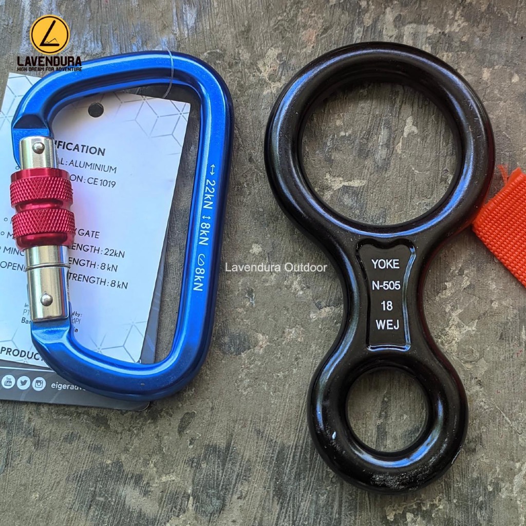 Jual REPLING Set Paket Rappeling 5 Reppeling SRT Single Rope Technique ...