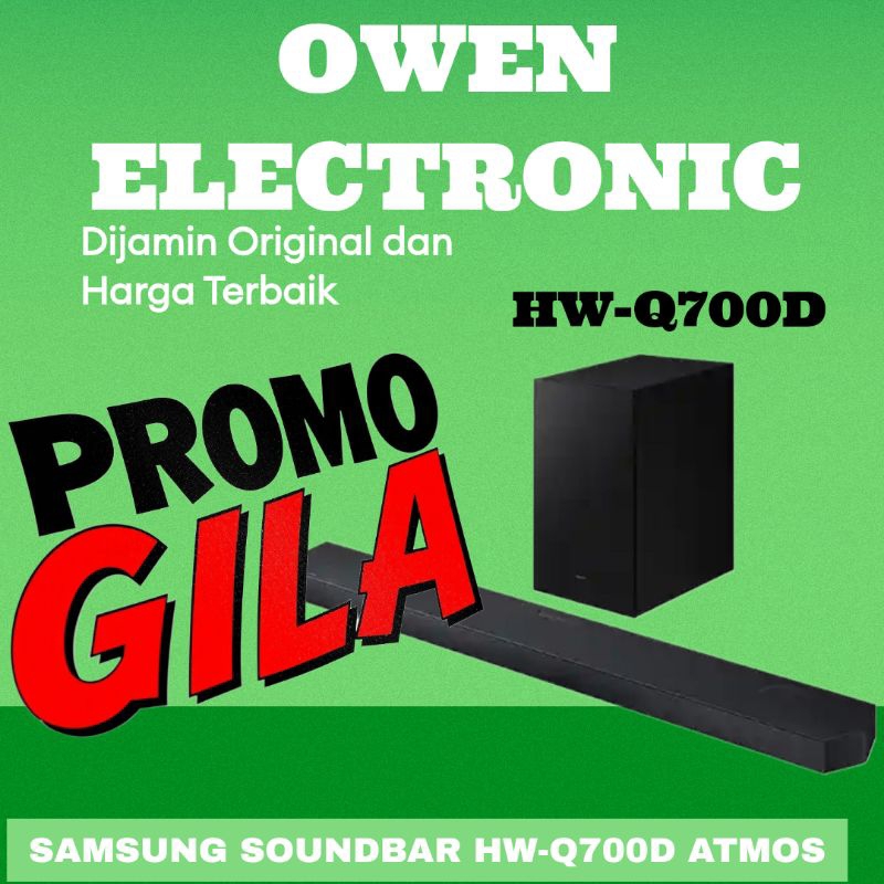 Jual SAMSUNG HW-Q700C / Q700C / HW-Q700D WIRELESS ATMOS SOUNDBAR HW ...