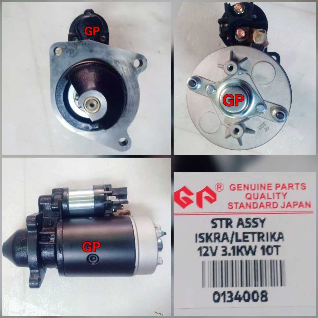 Jual Dinamo Starter GP Iskra / Letrika 12V 3.1KW 10T | Shopee Indonesia
