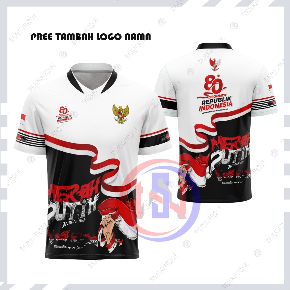 Jual KAOS JERSEY 17 AGUSTUS 2025 FULL PRINTING BAJU KAOS KEMERDEKAAN INDONESIA HUT RI KE 80 ...