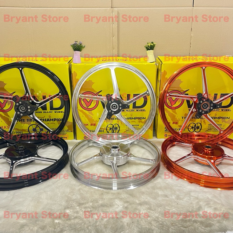Jual VELG VND RACING AK 55 V1 V2 160x17 & 185x17 AEROX OLD AEROX NEW 160 185 RING 17 AEROX155 ...