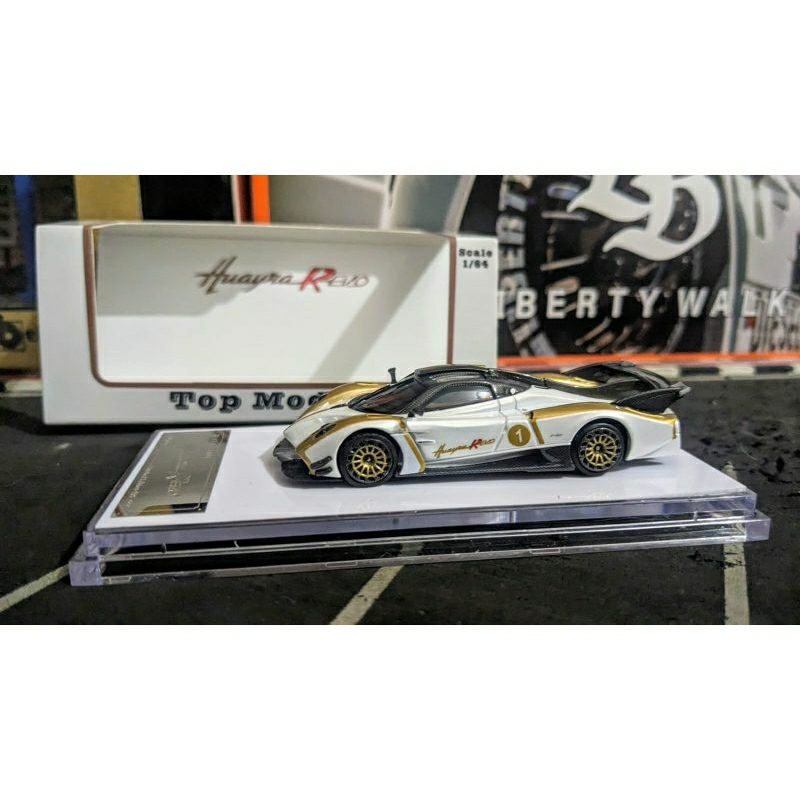 Jual Diecast Top Model Pagani Huayra R Evo Pearl White #1 | Shopee ...
