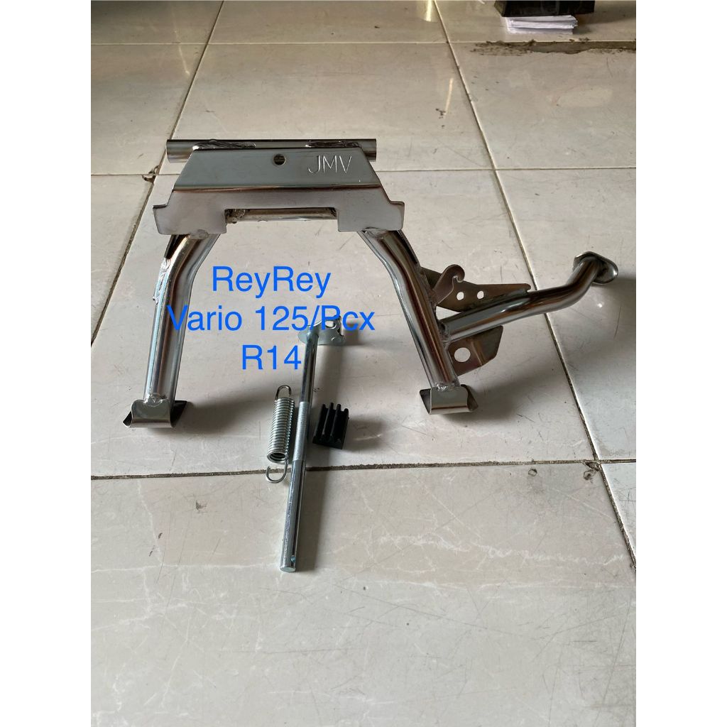 Jual Standar 2 Tengah Chrome+As+Per Karet Vario 125/150/160 Led | Shopee Indonesia