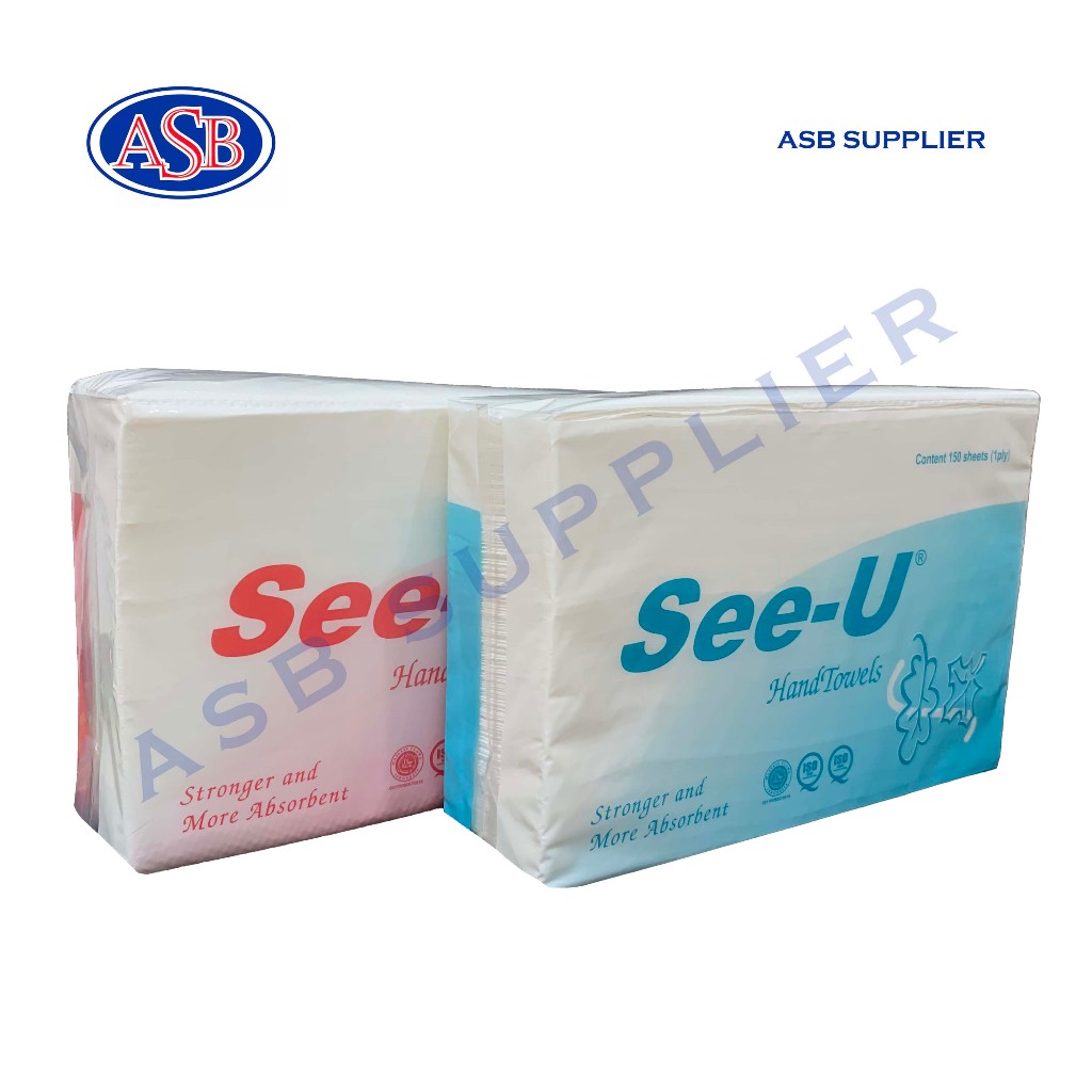 Jual Tissue / Tisu SEE-U Hand Towel Multifold MIX Full Pack (150 Sheets ...