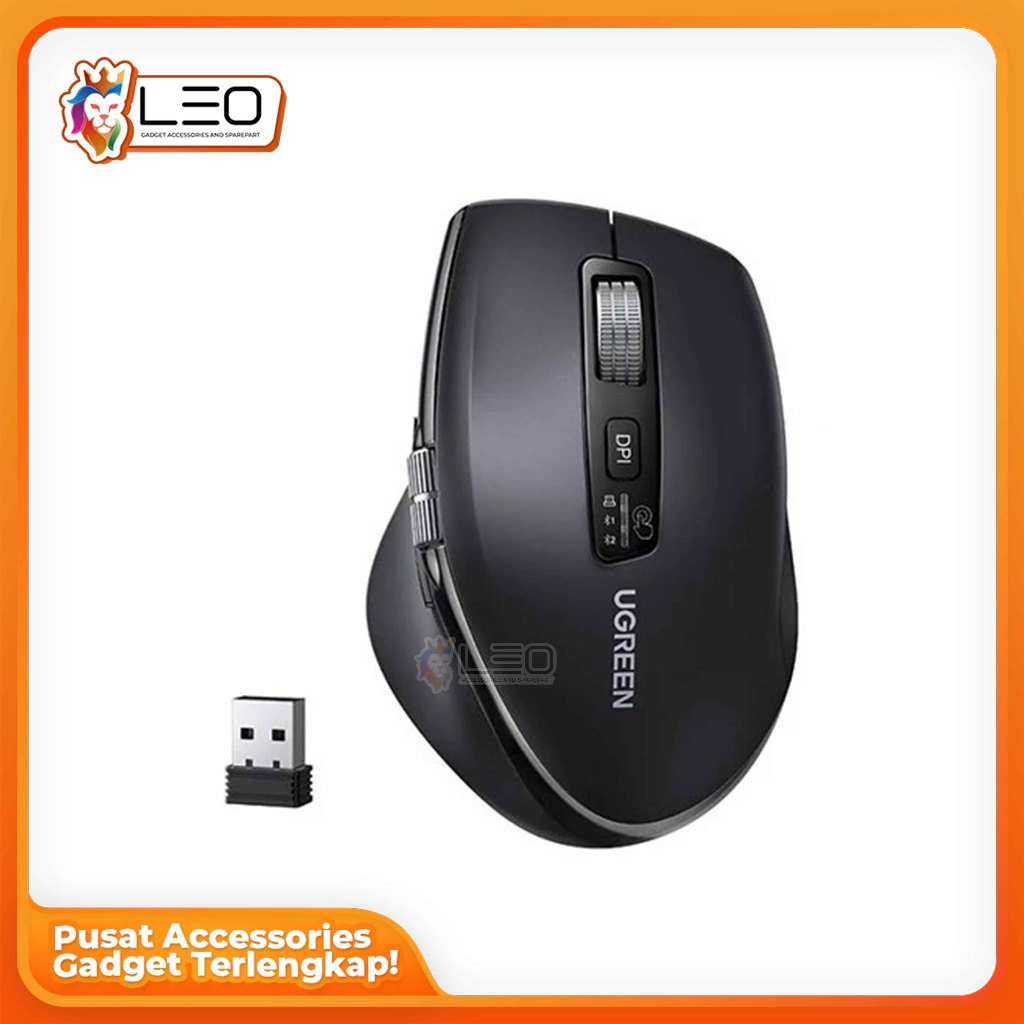Jual Mouse Wireless Ugreen 45792 Ergonomic High-Speed Scroll | Shopee ...