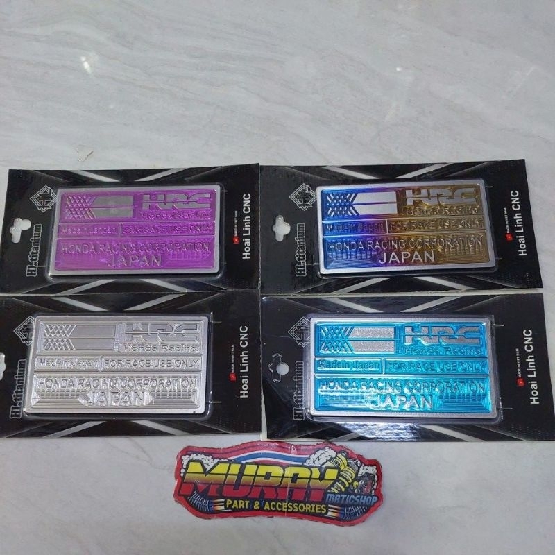 Jual Emblem hunger HRC airblade japan titanium | Shopee Indonesia