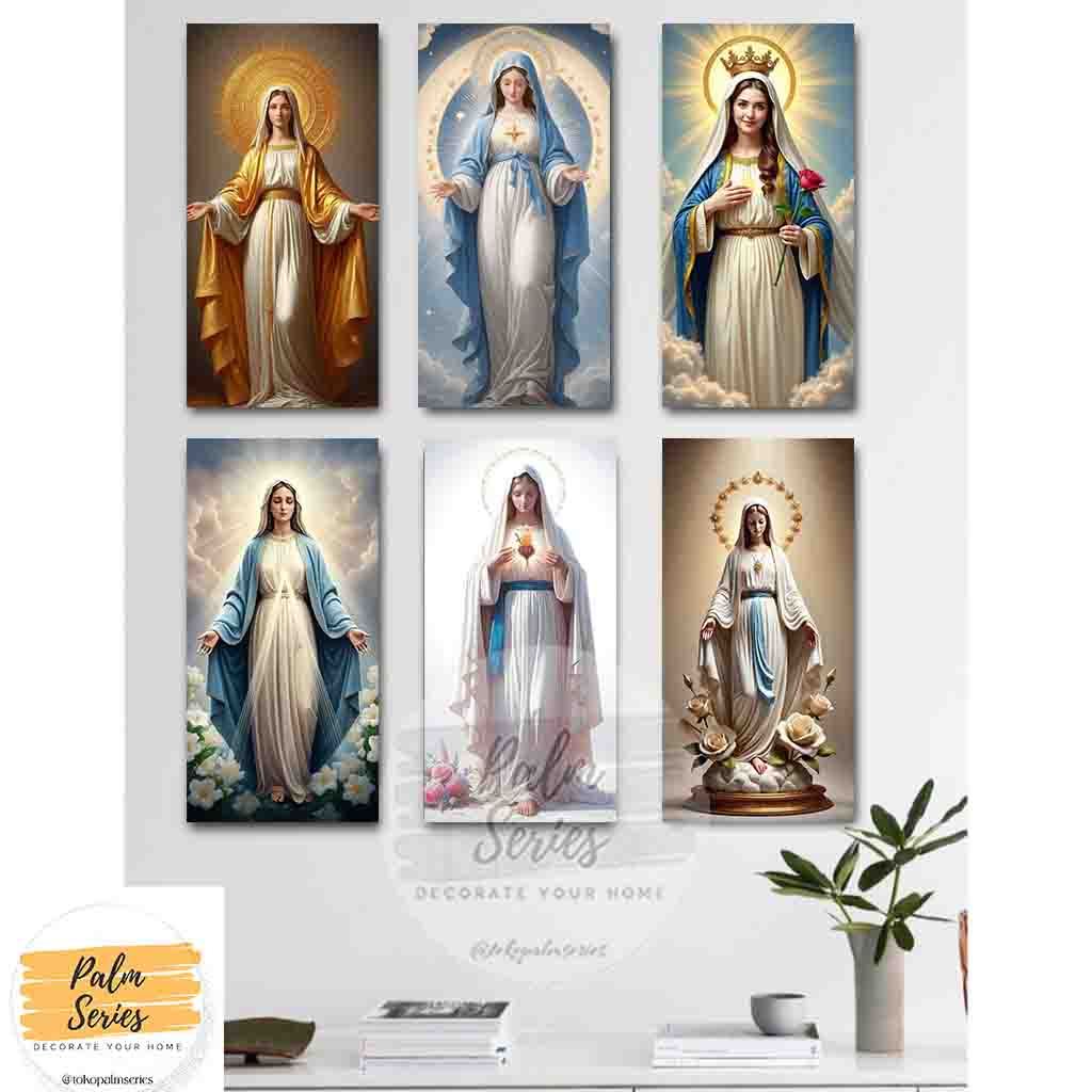 Jual 83- 15x30cm Hiasan Dinding BUNDA MARIA Poster Kayu Walldecor Rumah ...