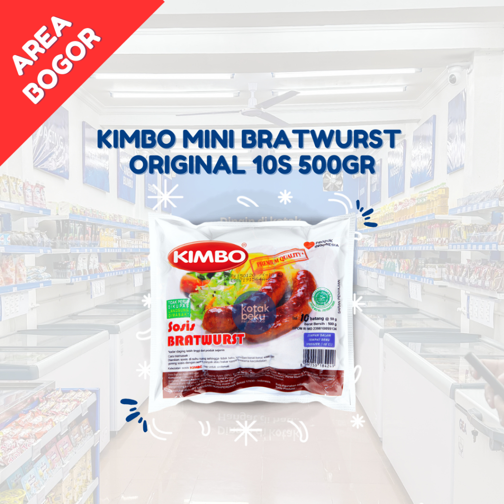 Jual KIMBO MINI BRATWURST ORIGINAL 10S 500GR | Shopee Indonesia
