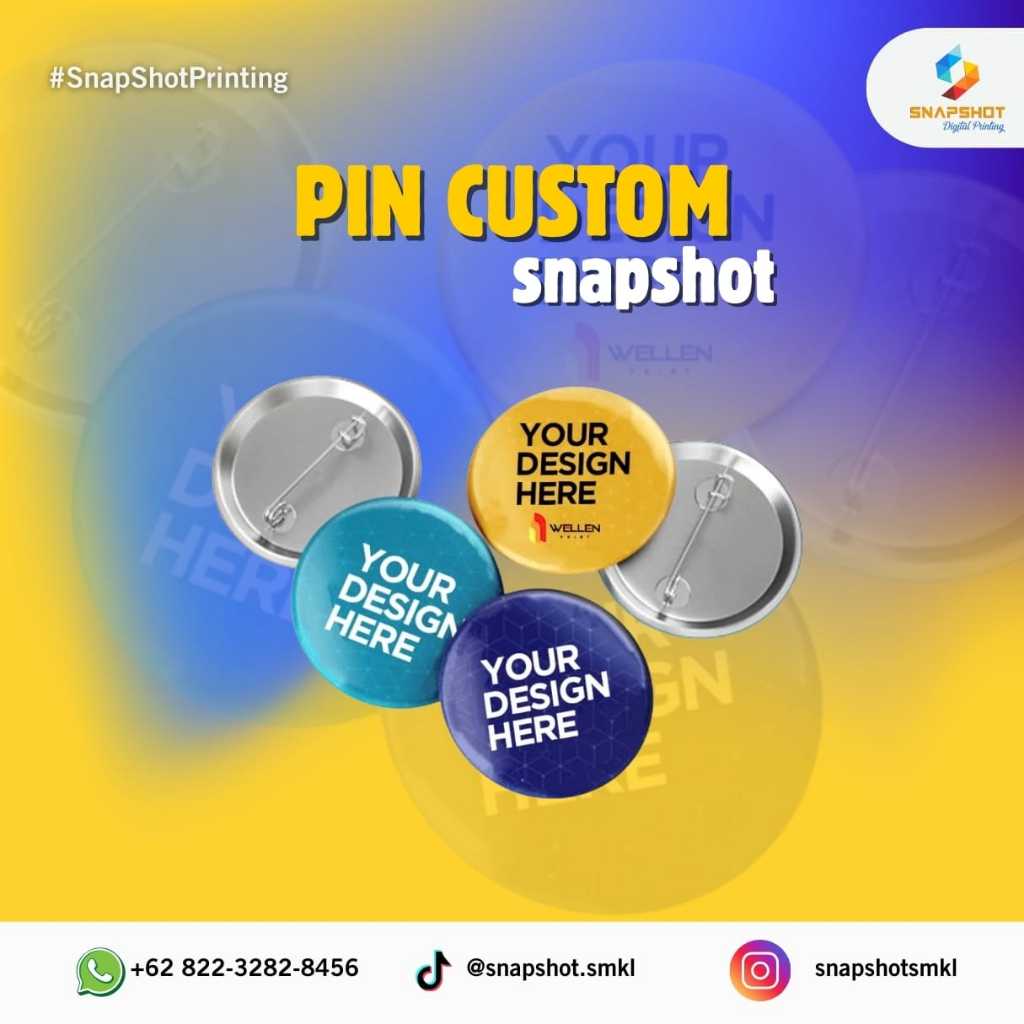 Jual PIN CUSTOM SNAPSHOT | Shopee Indonesia