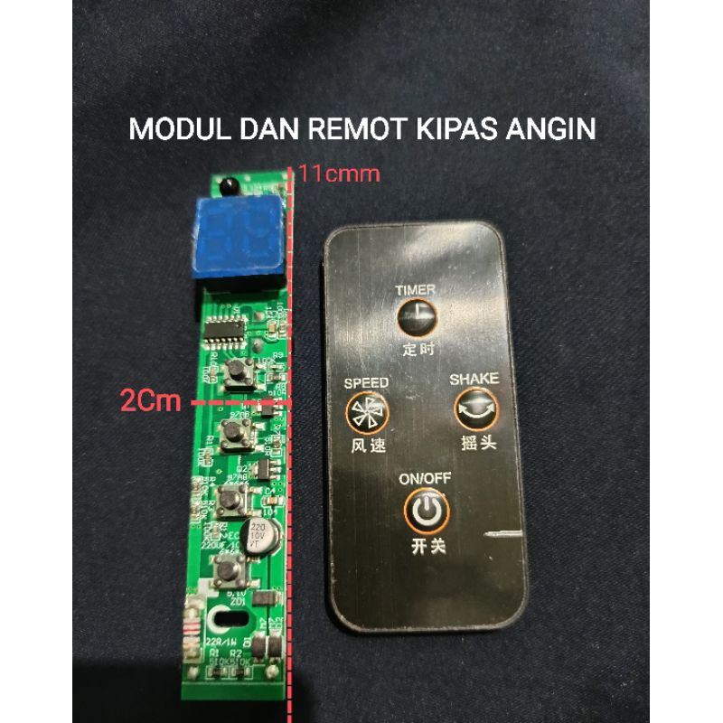 Jual Remot Dan Modul kipas angin 1 sett. | Shopee Indonesia