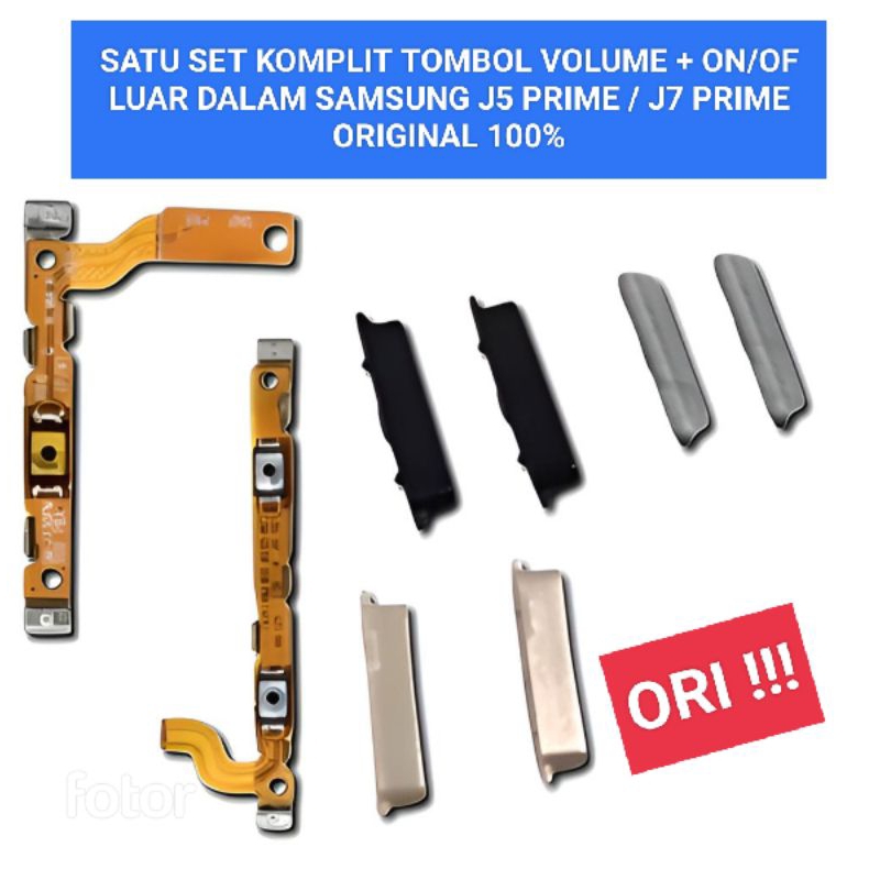 Jual SATU SET KOMPLIT TOMBOL LUAR DALAM ON/OF VOLUME + FLEXIBEL SAMSUNG J5 PRIME / J7 PRIME ...