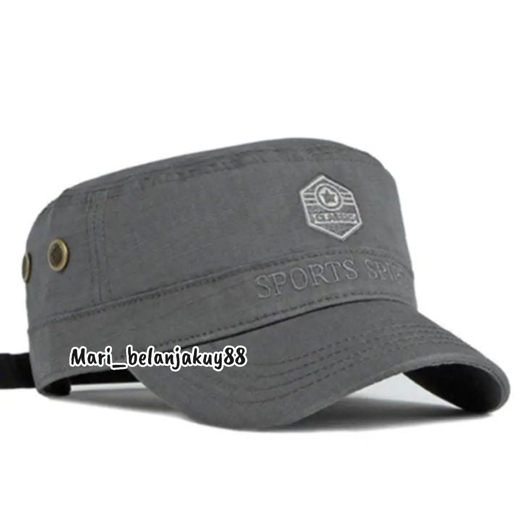 Jual Best Seller Topi Komando Hitam Polos Pria Wanita Topi Komando ...