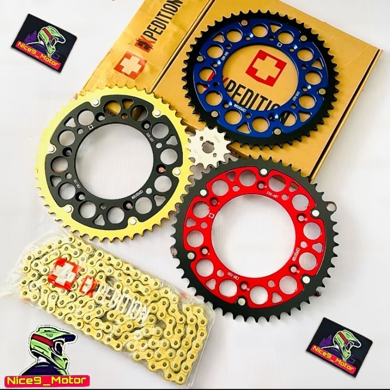 Jual Gear Set 520 CRF 150L CRF 230 EXPEDITION Model Roz Supermoto ...