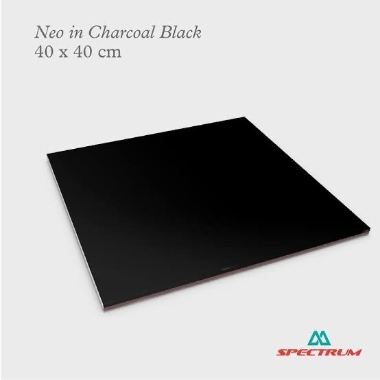 Jual Keramik Lantai Hitam 40x40 Charcoal Black Mulia Spectrum KW 1 ...