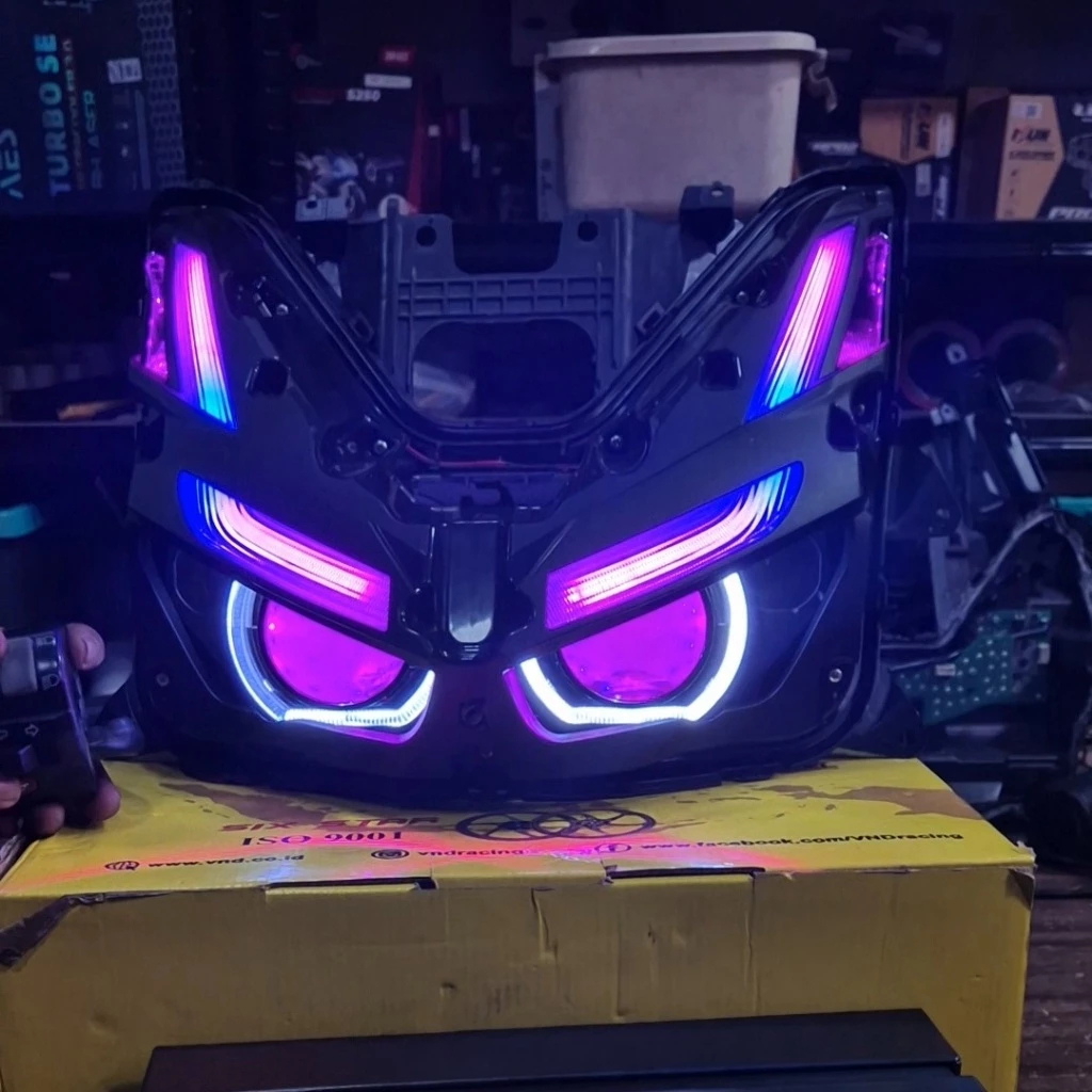 Jual FULLSET Biled Vario 160 || Devil RGB Alis RGB Belang AES Turbo Tir ...