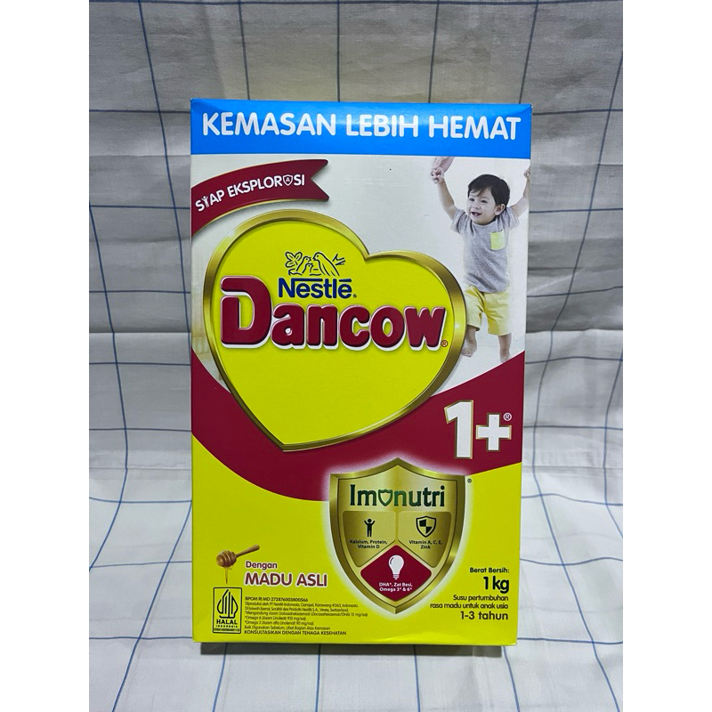 Jual Nestle Dancow 1+ Susu Pertumbuhan Rasa Madu 1-3 Tahun Box 1KG ...