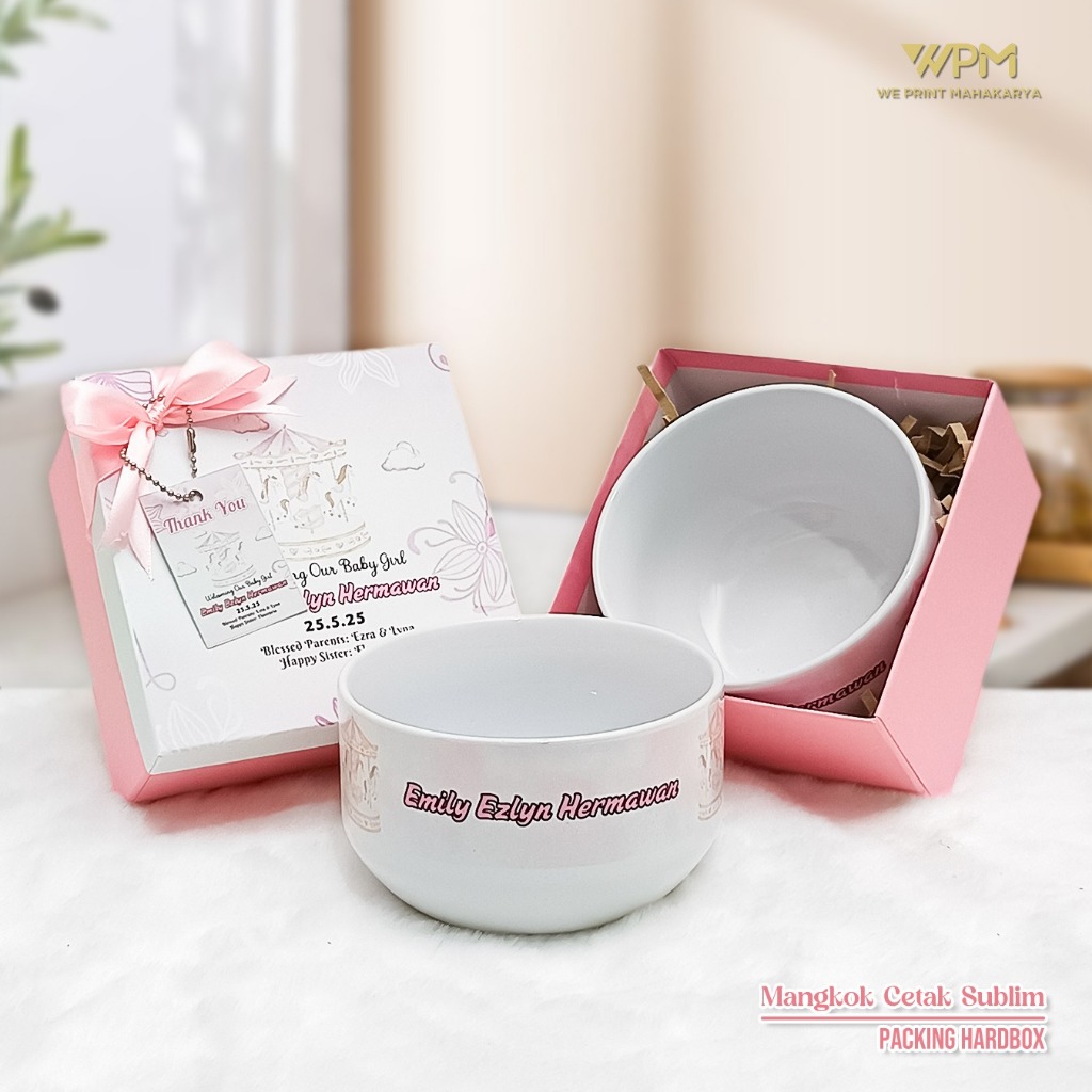 Jual mangkok custom n packing box or tile | Shopee Indonesia