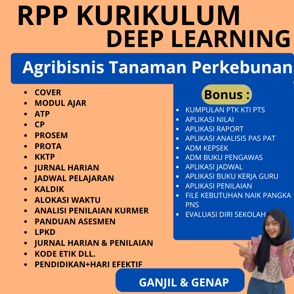 Jual MODUL AJAR DEEP LEARNING SMK Agribisnis Tanaman Perkebunan FASE F | Shopee Indonesia