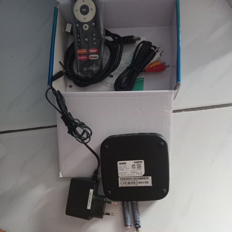 Jual STB ANDROID XL HOME AT01/AX810 FULLSET | Shopee Indonesia