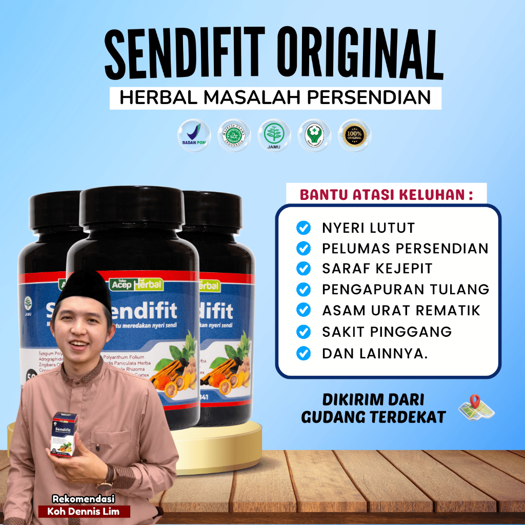 Jual Sendifit Original Obat Herbal Sakit Lutut Nyeri Sendi Sakit ...