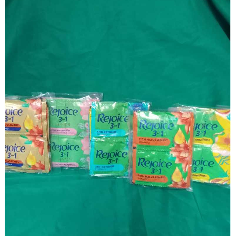 Jual Sampo Rejoice pack isi 24pcs exp 2027 | Shopee Indonesia