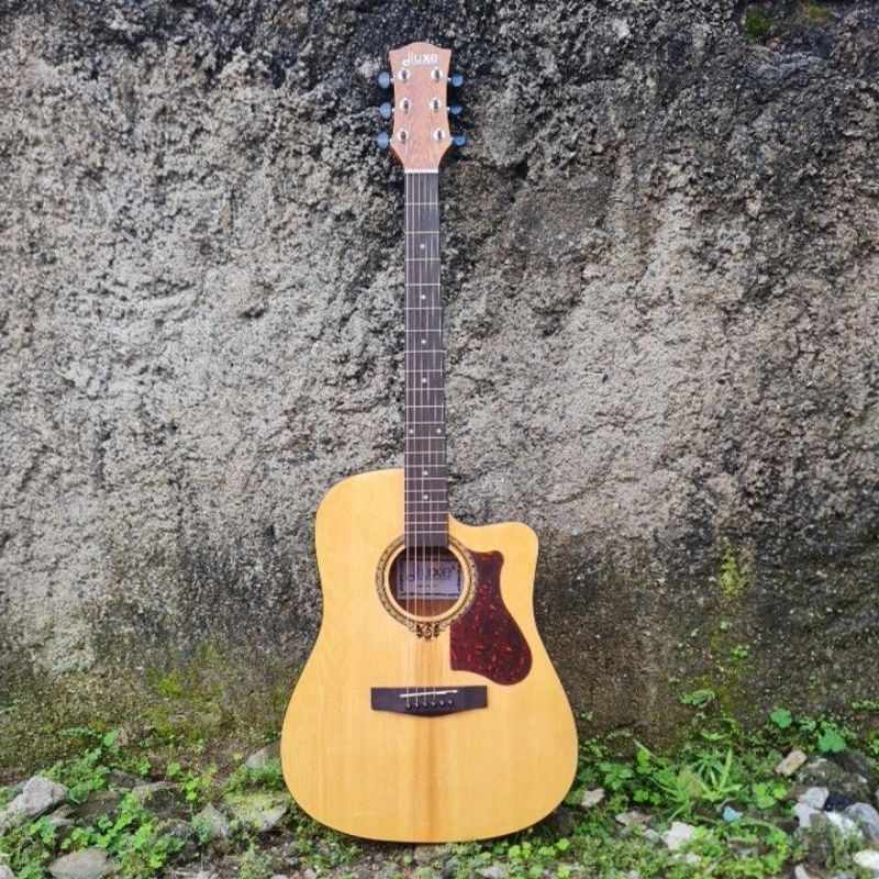 Jual GITAR AKUSTIK DLUXE DW 110 G(GLOSSY) ORIGINAL PABRIKAN GITAR ACOUSTIC DLUXE | Shopee Indonesia