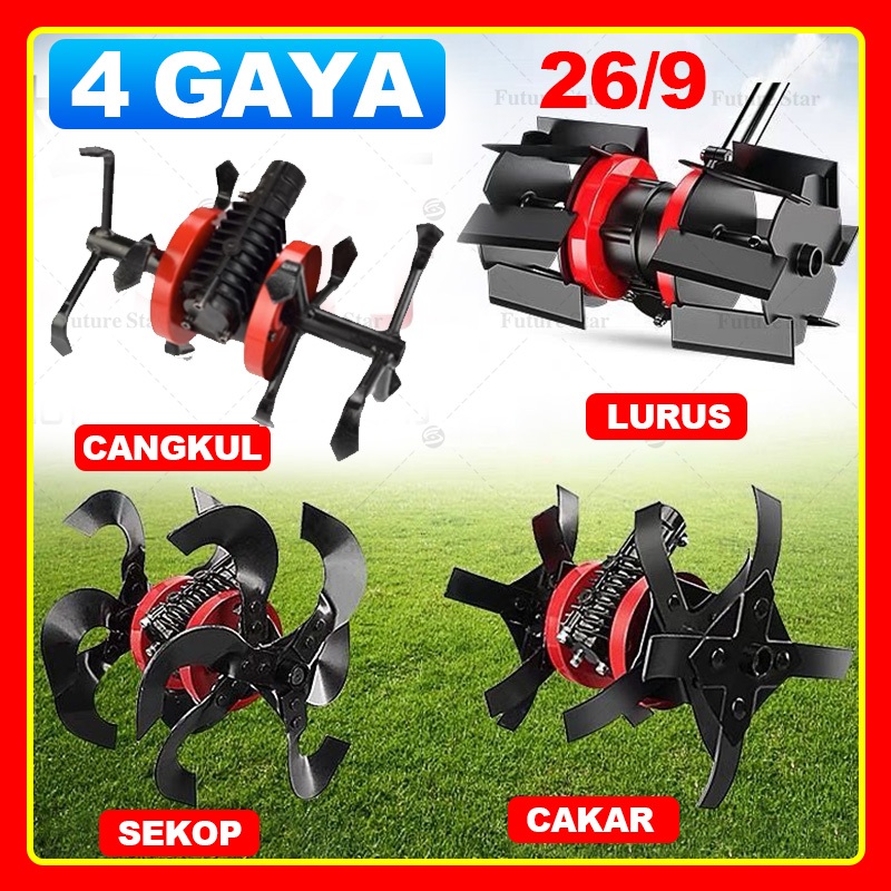 Jual Mini Tiller Head / Cultivator Attachment Kit / Alat Penggembur ...