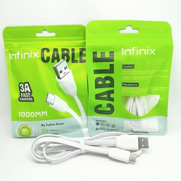 Jual Kabel Charger Data INFINIX MICRO DAN TYPE C usb 3A Cable Fast ...