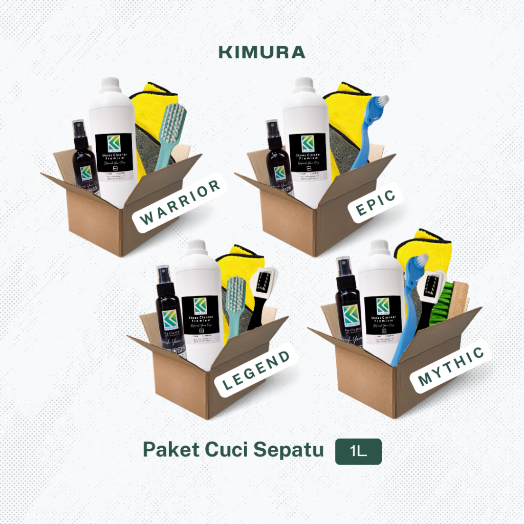 Jual KIMURA - Paket Cuci Sepatu 1L Hemat Lengkap | Shopee Indonesia