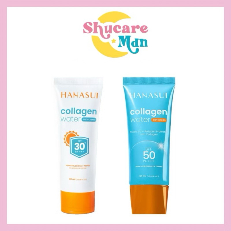 Jual HANASUI Collagen Water Sunscreen ( SPF 30 PA+++ | SPF 50 PA ...
